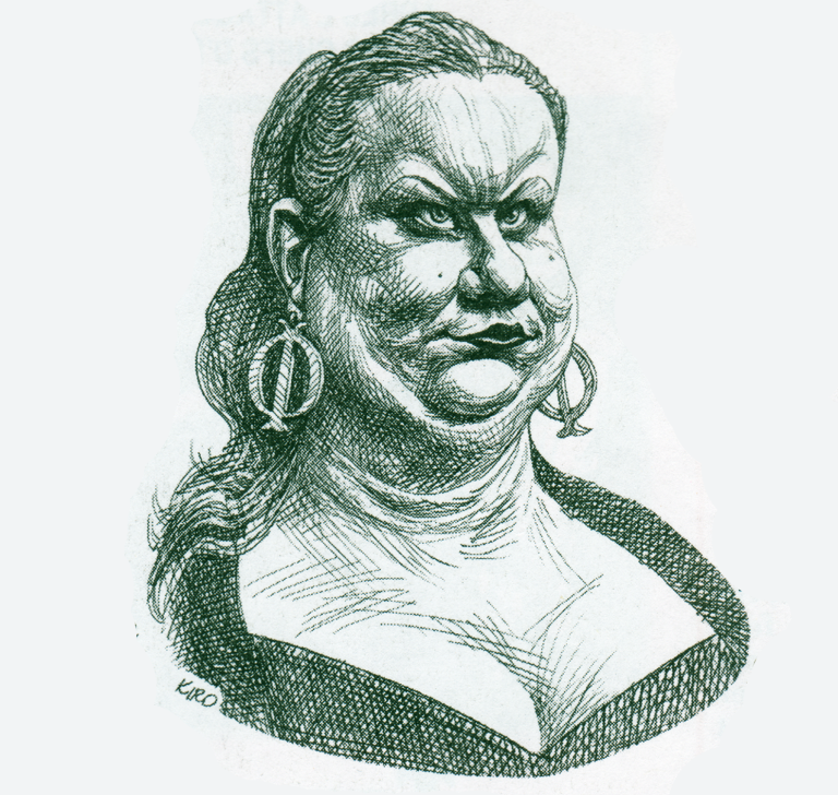« Excellente caricature de la harpie-virago-mégère LFI, Mathilde Panot ...